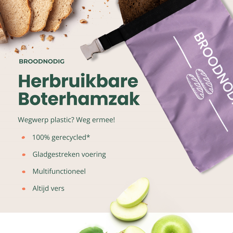 Herbruikbare broodzakken en boterhamzakken | WWF webshop