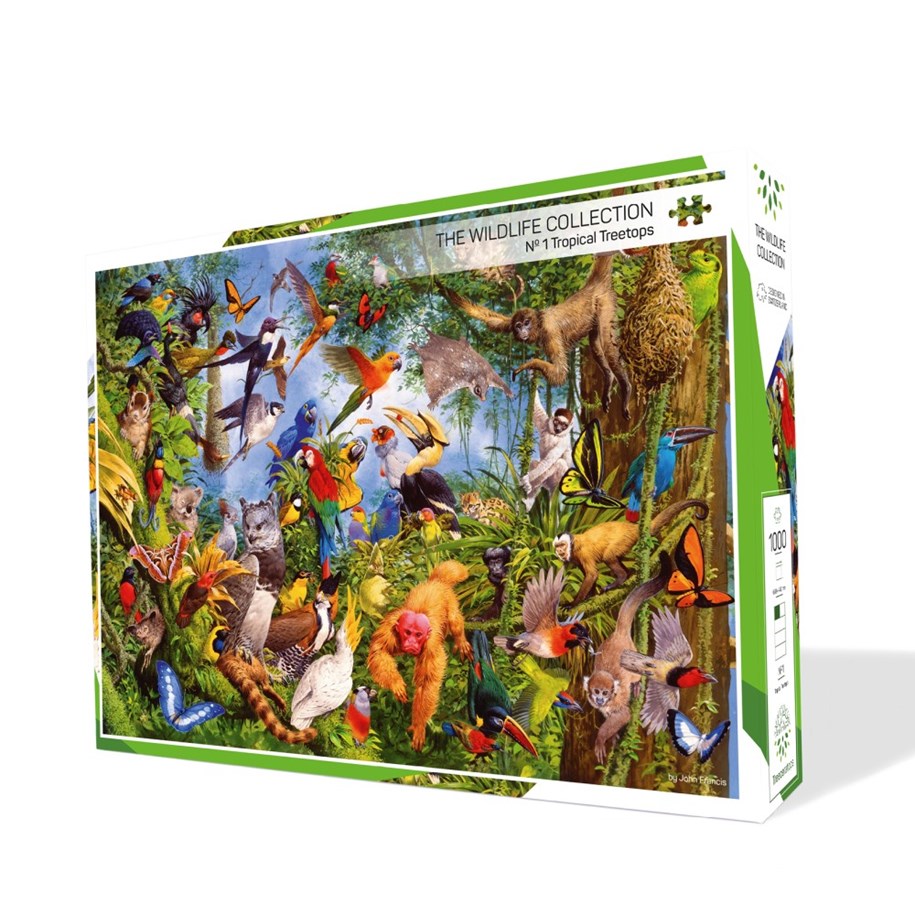 Puzzel 1000 stukjes Wildlife Collection Nr. 1 | WWF | Steun ons